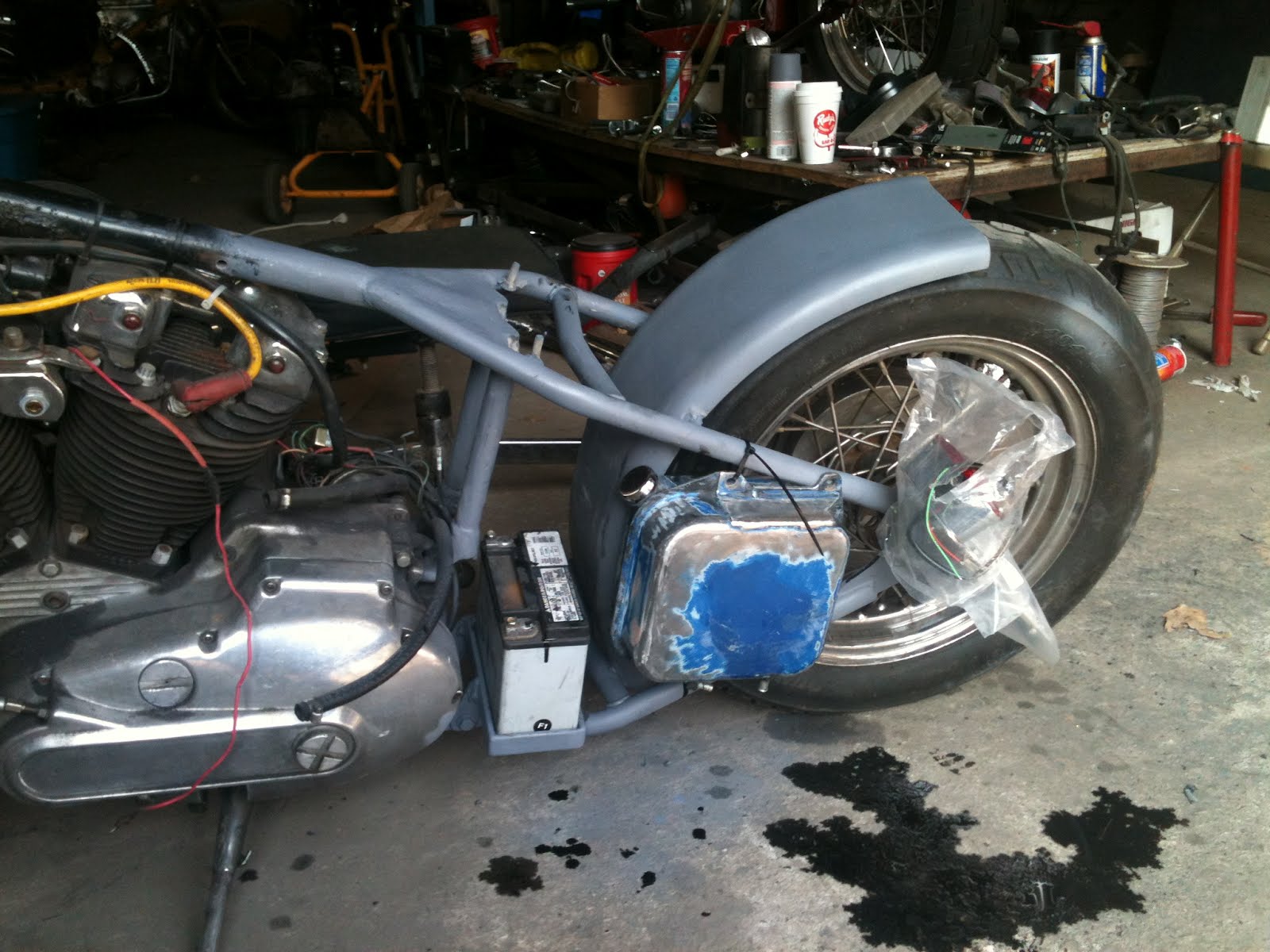 Wes Creech Customs: Ironhead Bobber Project 2012