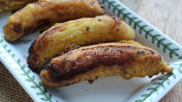 Pisang Raja Goreng Rangup Buat Sarapan pagi - Azie Kitchen
