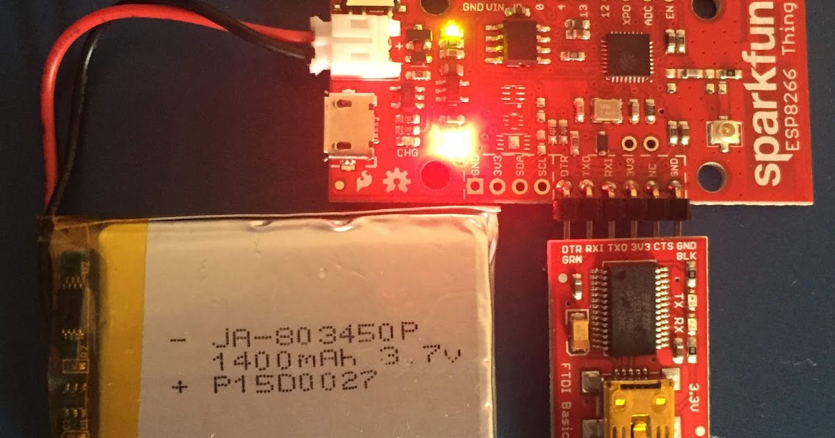 The Programmer S Notes Sparkfun Esp8266 Thing подключение и прошивка в Ubuntu 14 04