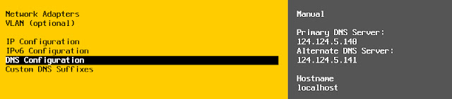 Configuring IP Address for ESXi Host