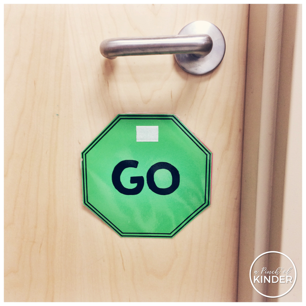Stop And Go Signs For Classroom