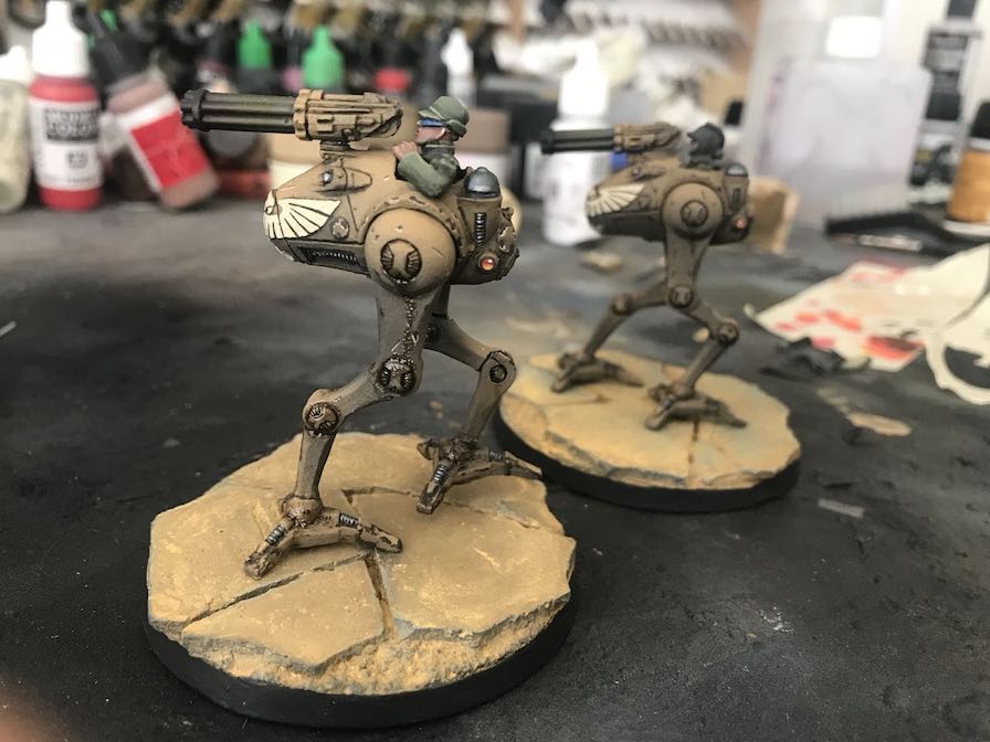40k Hobby Blog: Original Imperial Guard Sentinels