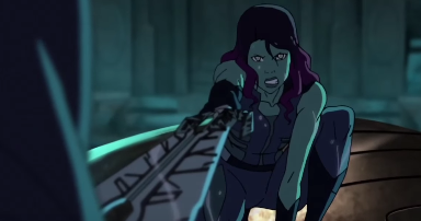 Marvel's GUARDIANS OF THE GALAXY Animated Clip: Gamora Origins