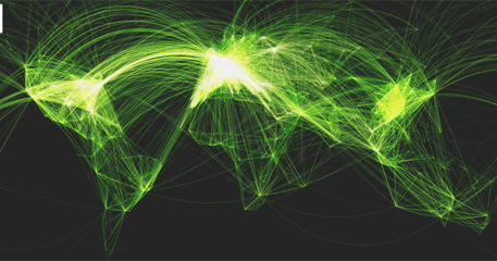 Maps Mania: The Global Flight Map