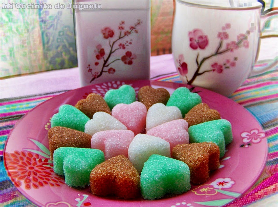 Mi Cocinita de Juguete: Terrones de Azúcar de Colores y Sabores
