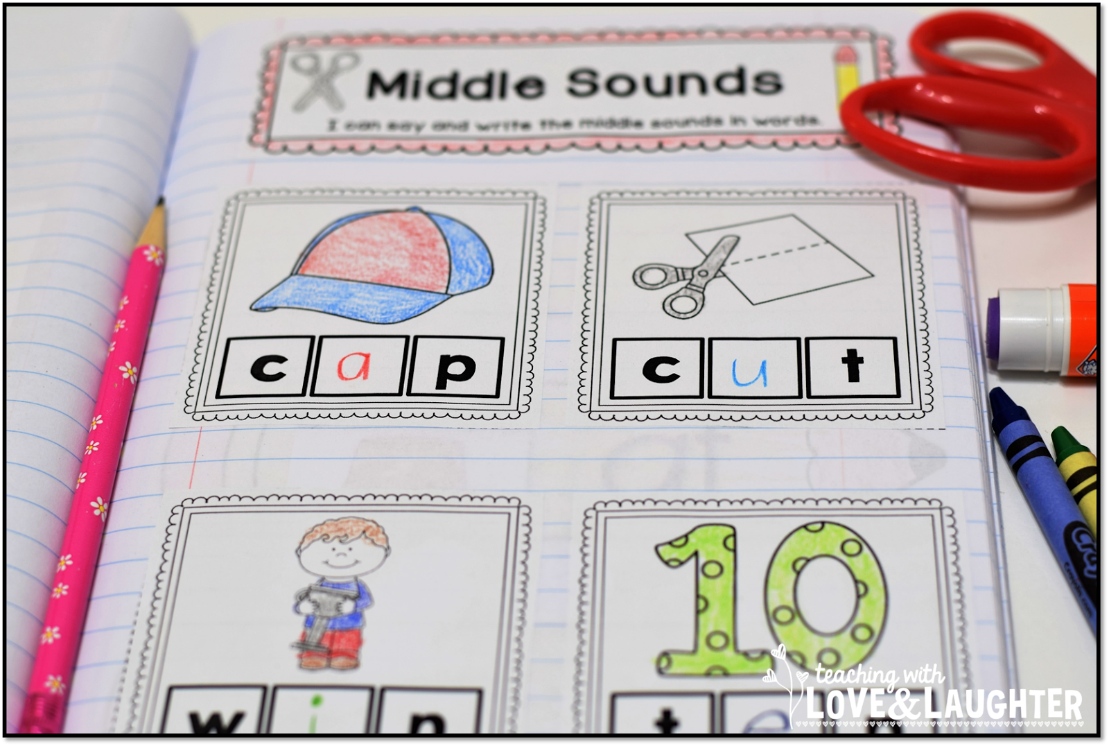 Teaching With Love and Laughter: Kindergarten Phonics Interactive Notebooks
