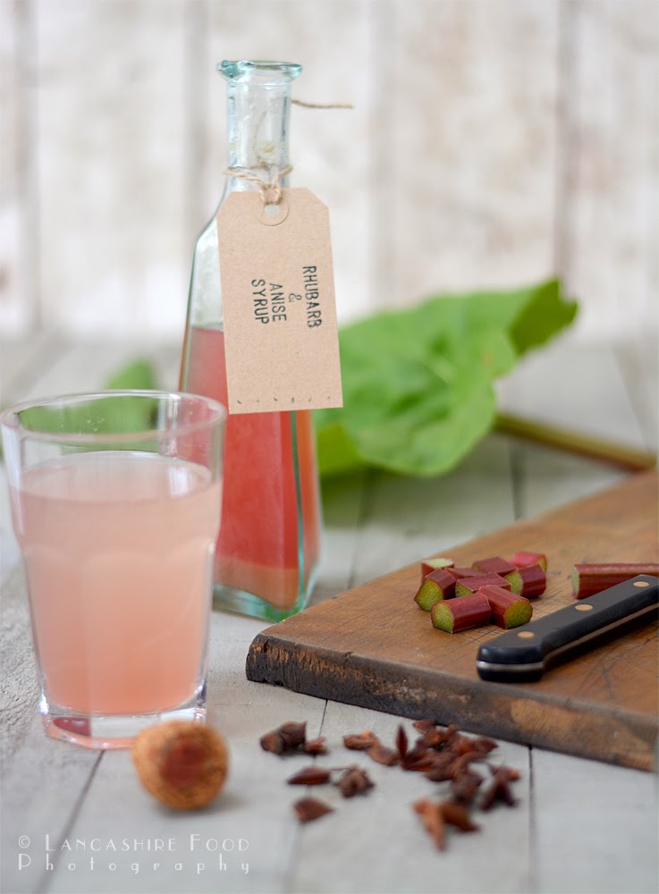 Lancashire Food: Rhubarb anise syrup and frugal jam