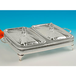 QUEEN ANNE: QUEEN ANNE Silver Plated Tableware (made in England)