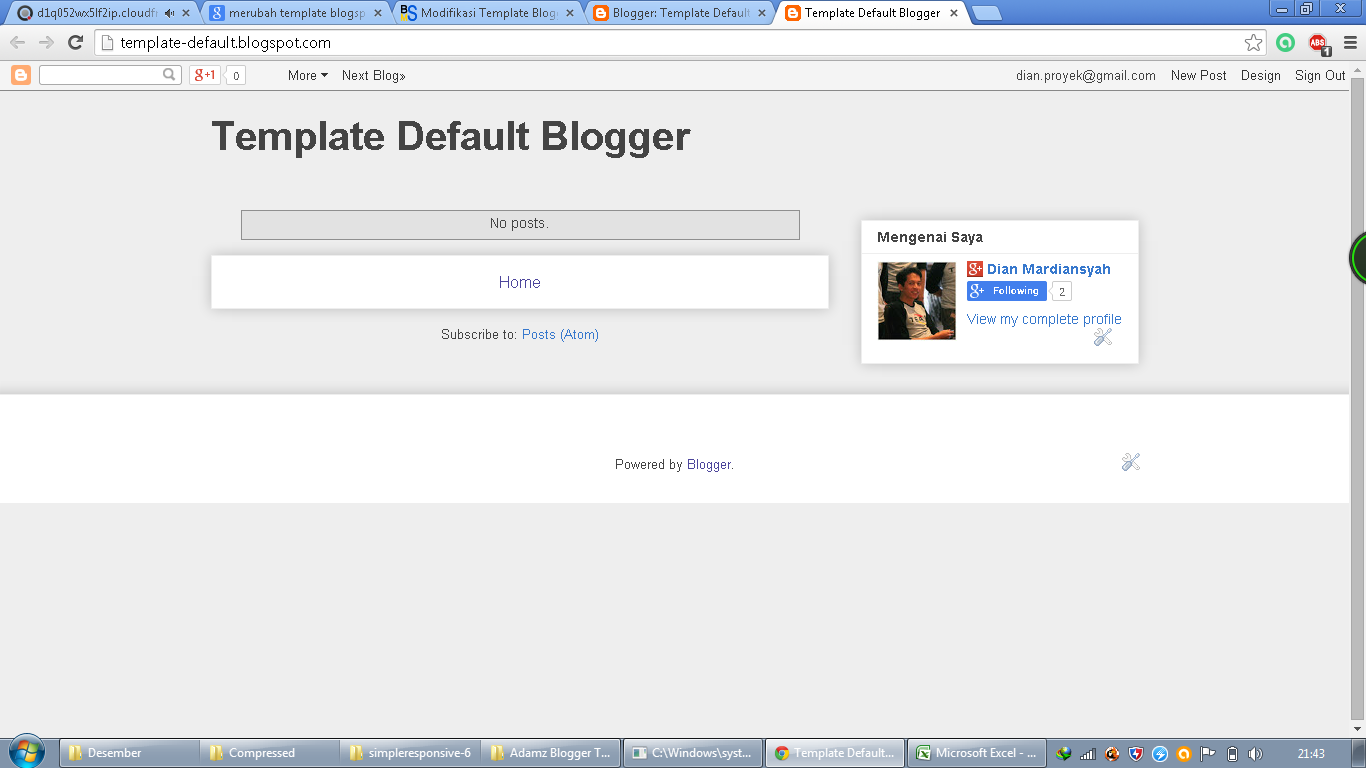 Template Default Blogger