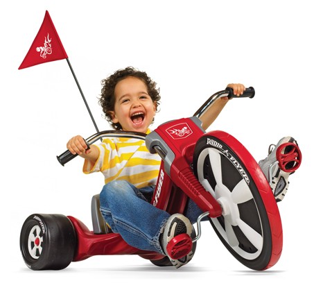 { Pink } Radio Flyer Big Wheel Tricycle - Tricycles For All - Adults, Kids