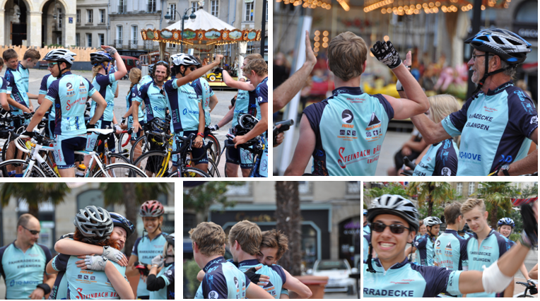 Rennesradfahrt des Albert-Schweitzer-Gymnasiums Erlangen