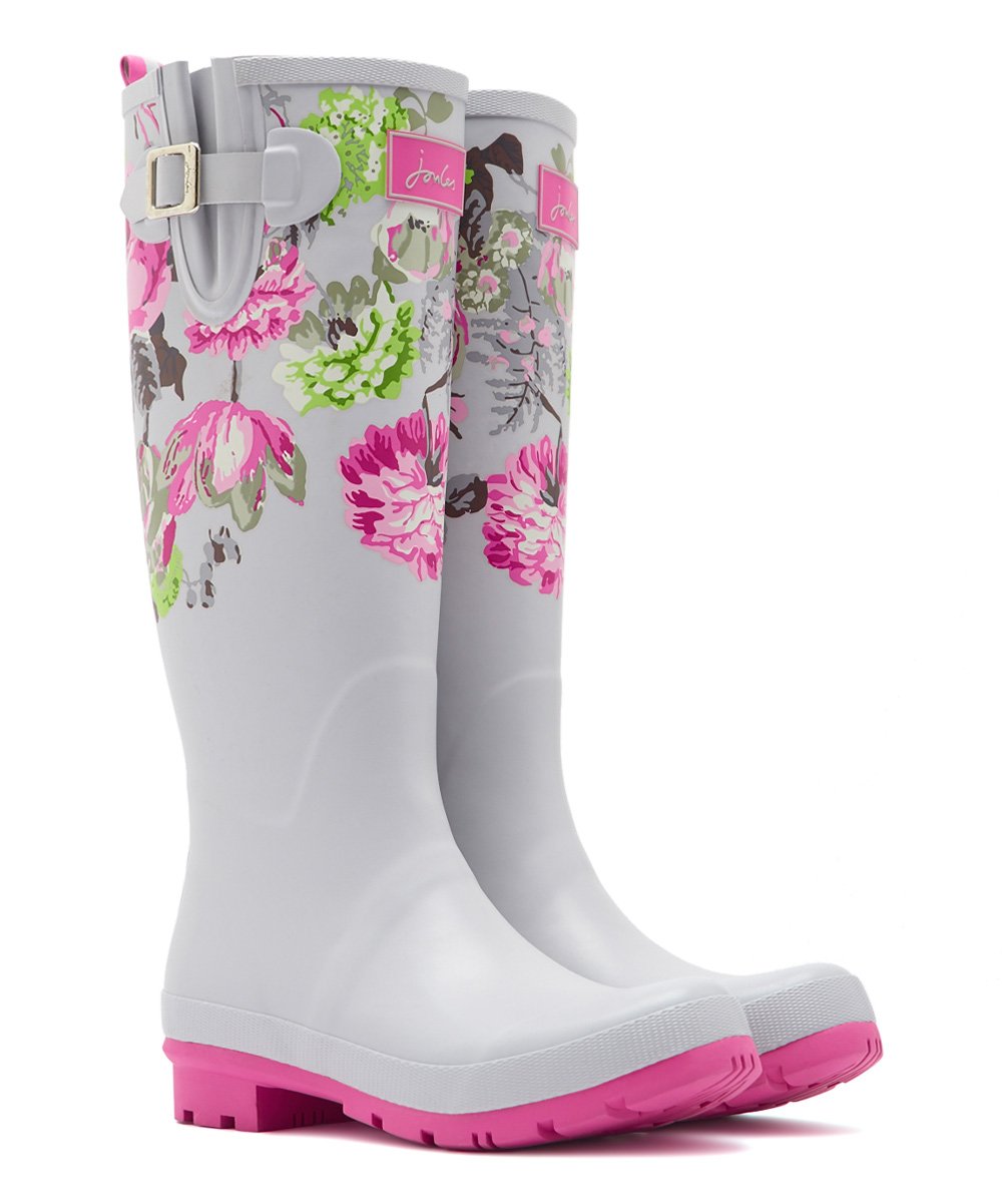 LA CHICA DE LOS 1001 ZAPATOS: BOTAS DE AGUA FLORALES CON HEBILLA