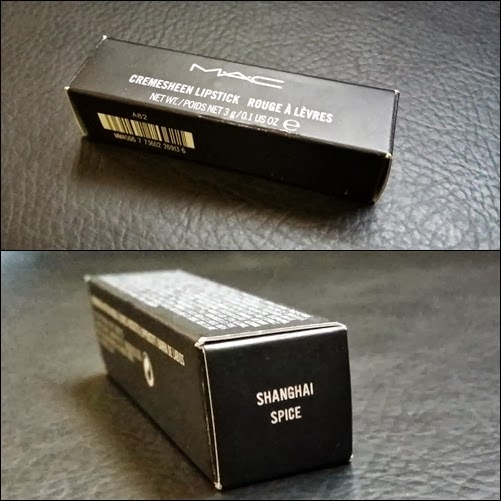 Fayhalicious: MAC Lipstick - Shanghai Spice