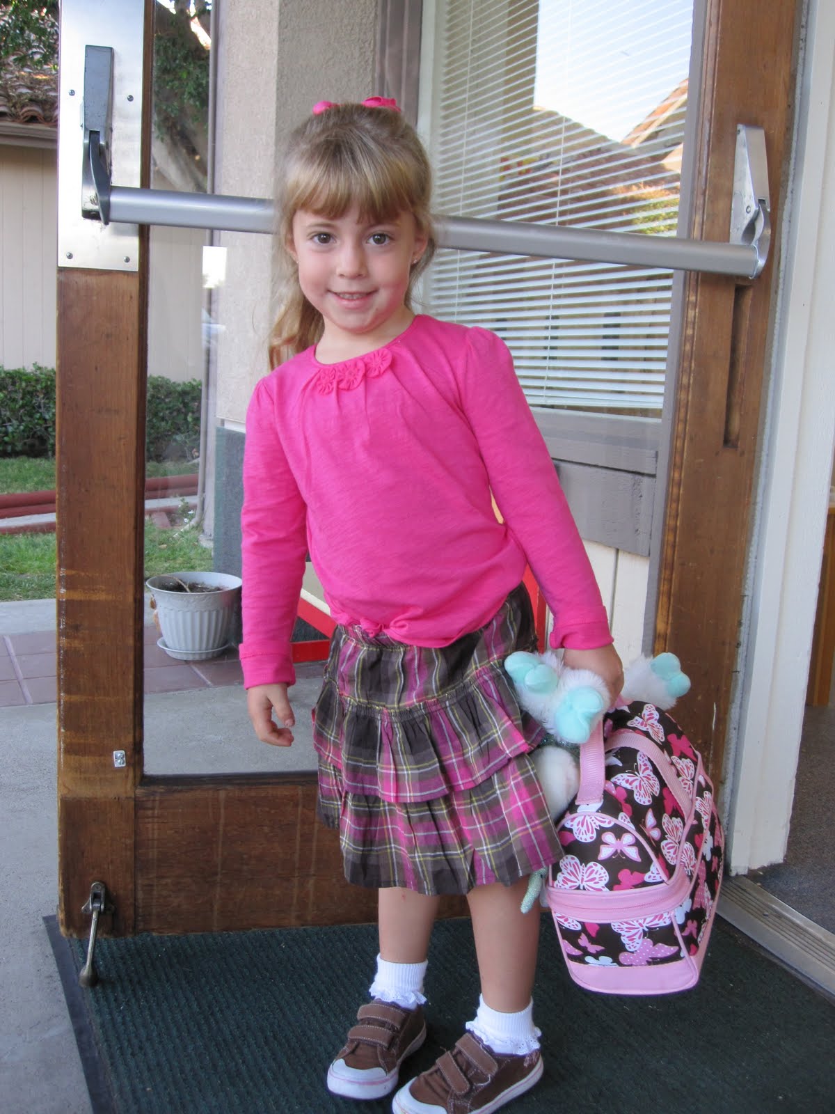 Journey to Our Baby Girl: First Day of School 2011
