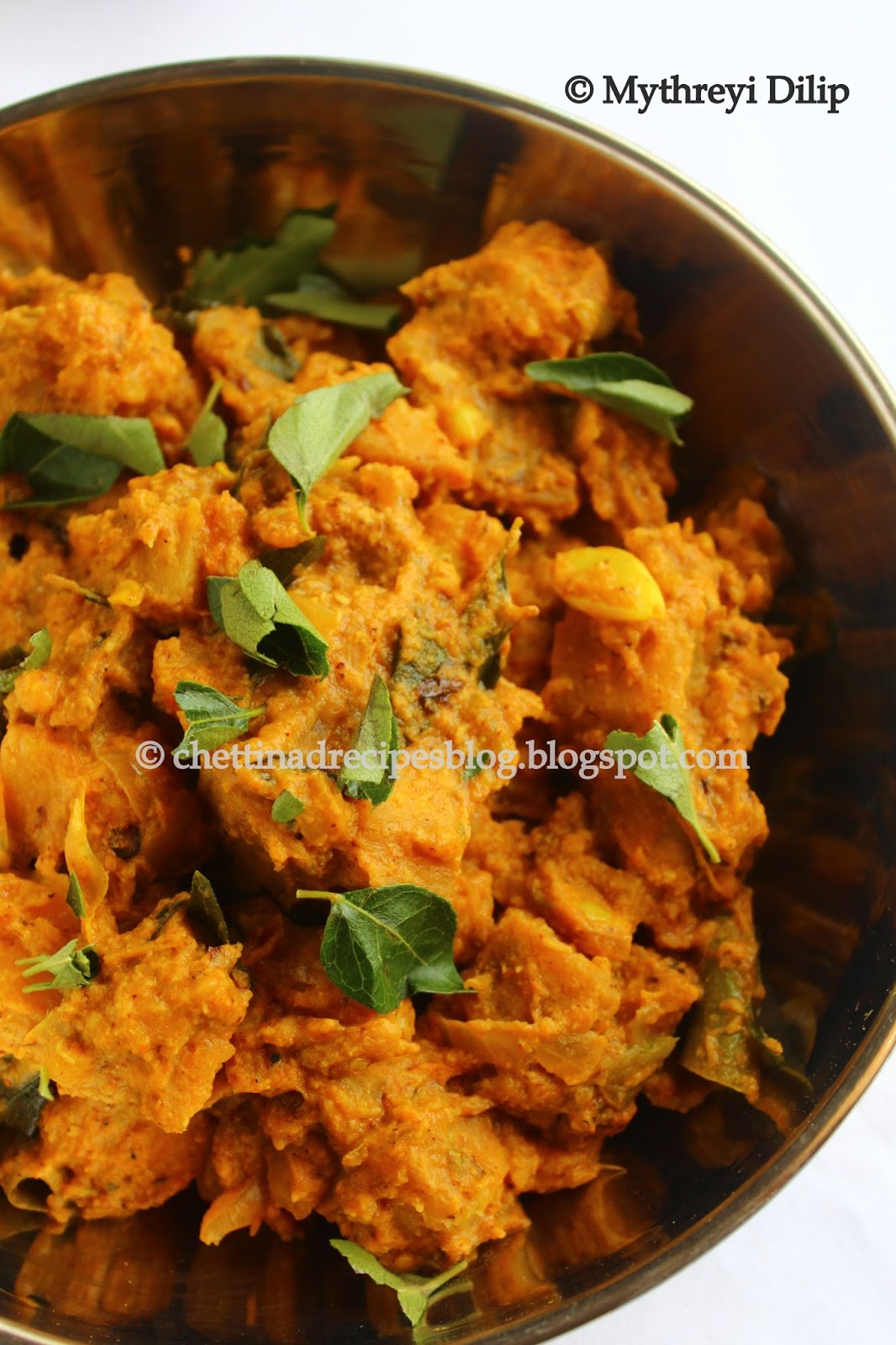 Chettinad Vazhakkai Masala - Raw Banana Masala - Plantain Curry ...