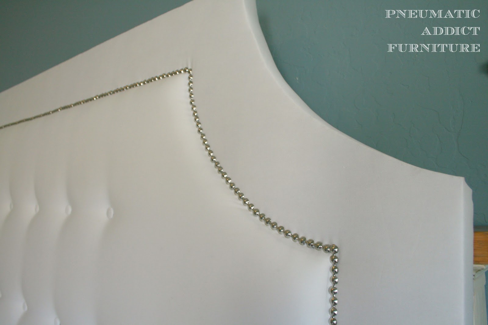 A Different Headboard Tufted the EASY Way | Pneumatic Addict