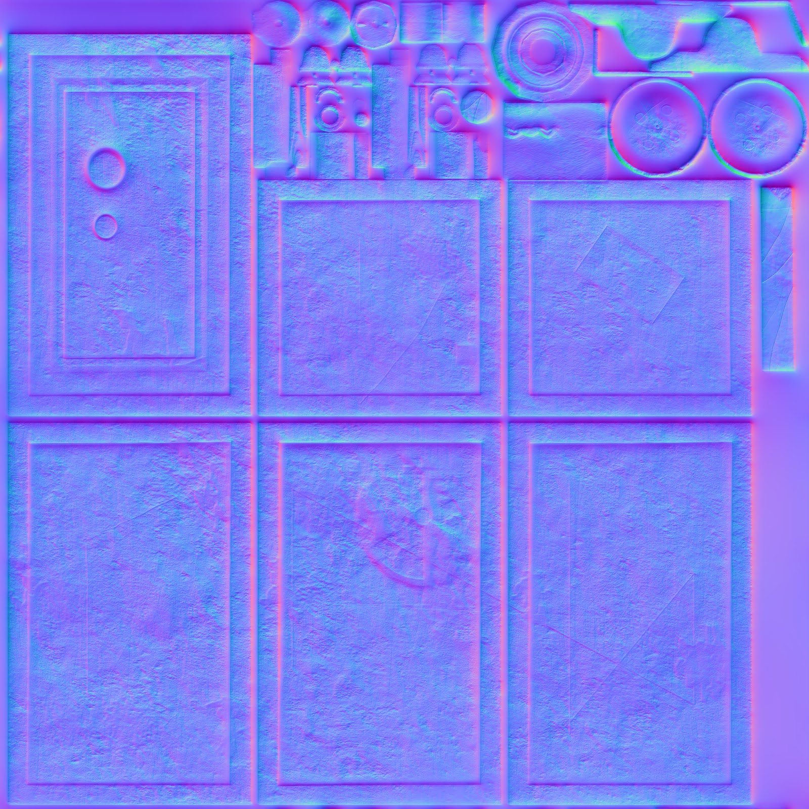 Sketches, Concepts, and Finished Works: Almost finished safe texture