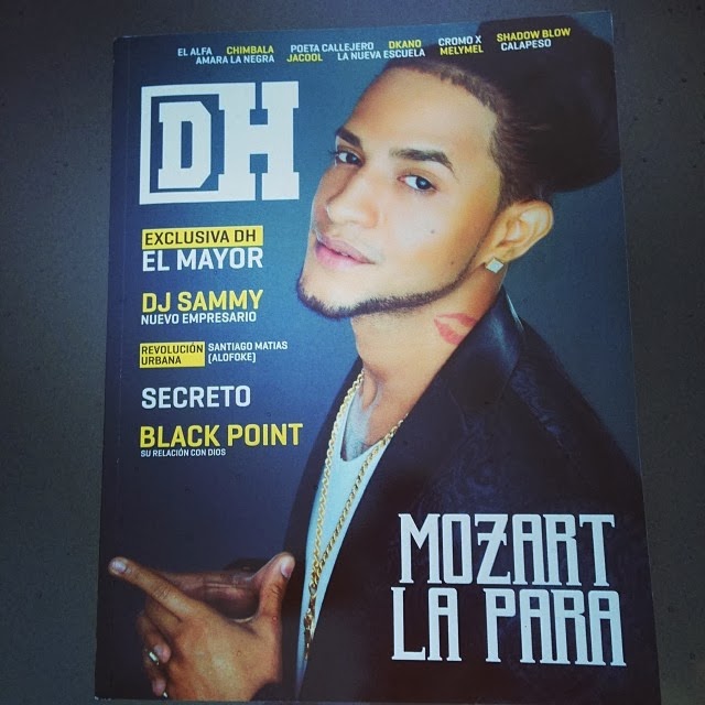Mozart La Pata Portada de la revista DH4 (Dominican Hip Hop)