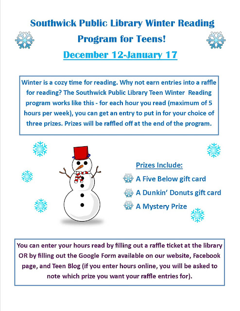 Southwick Public Library Teens: 2016