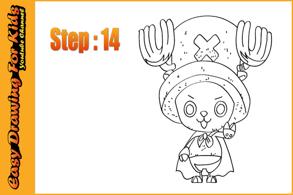 How to draw Tony Tony Chopper from One Piece | Drawing Course for Beginners