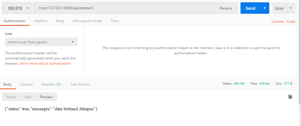 Membuat API CRUD di Symfony 4 Membuat API CRUD di Symfony 4