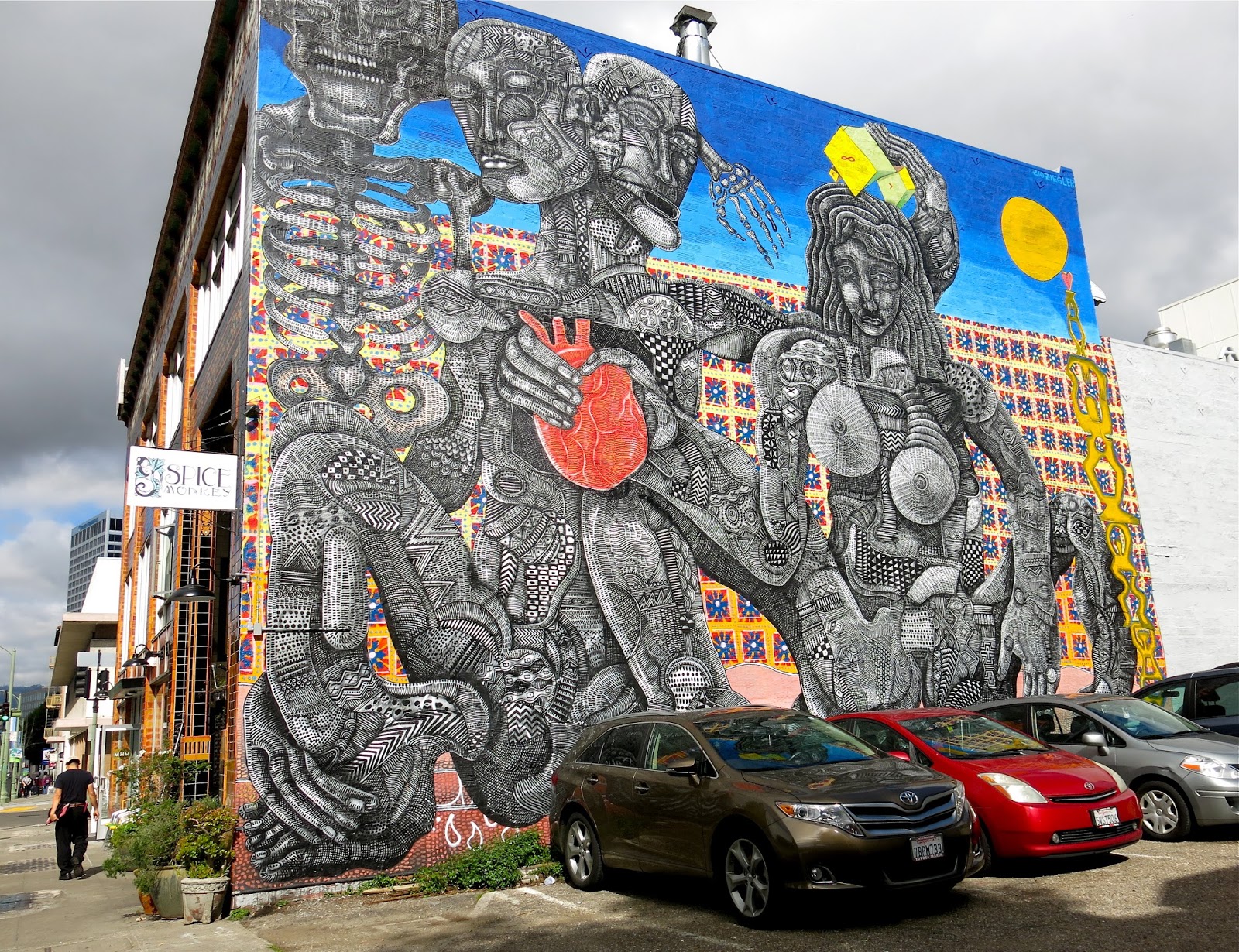 Oakland Daily Photo: Monday Mural: the short arc between life and death