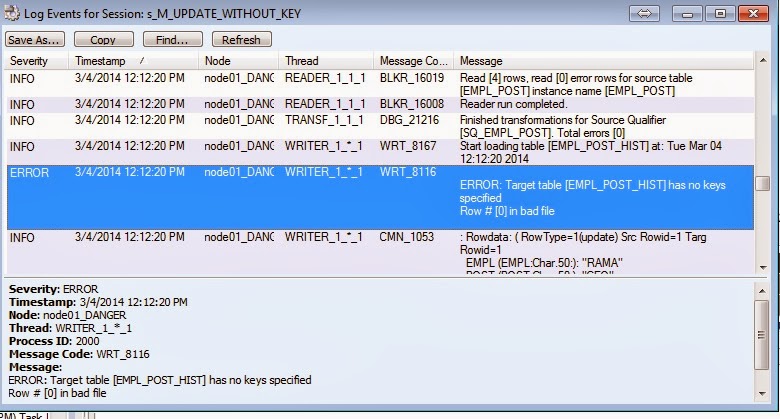Informatica ETL and Data Warehousing Concepts: Target Update Override ...