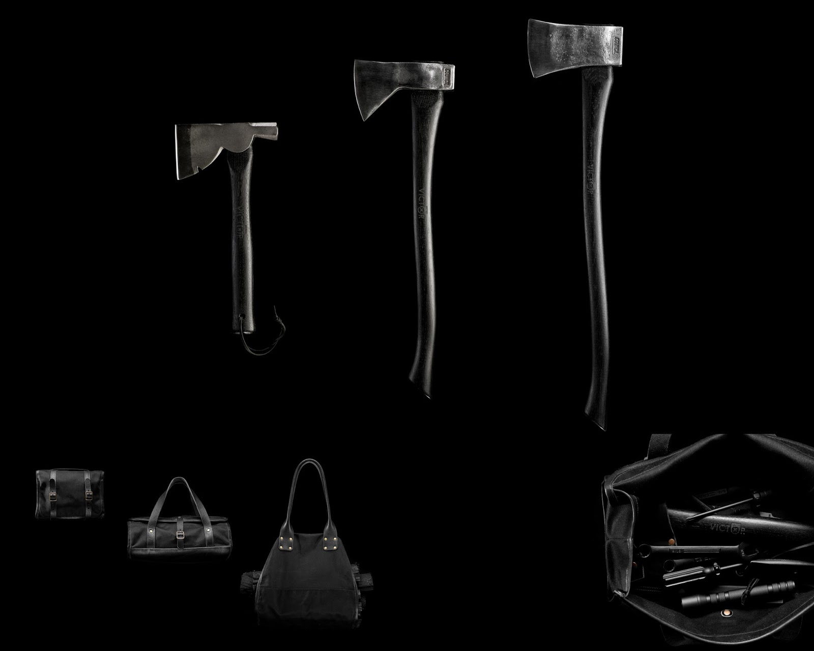 The Fiberglass Manifesto: VICTOR AXE + TOOL: The Charcoal Collection