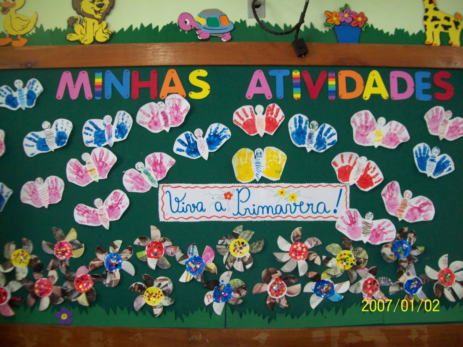 EDUCAÇÃO INFANTIL CRIATIVA: Mural da Primavera