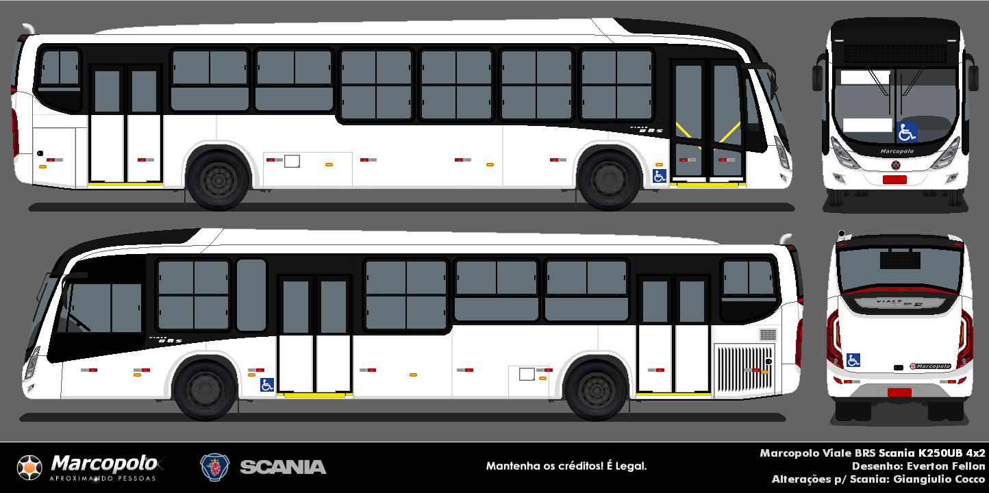 Go Bus em branco: Viale BRS Scania