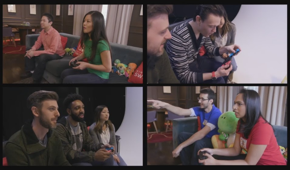 Kit e Krysta surpreendem YouTubers com demonstração do Nintendo Switch ...