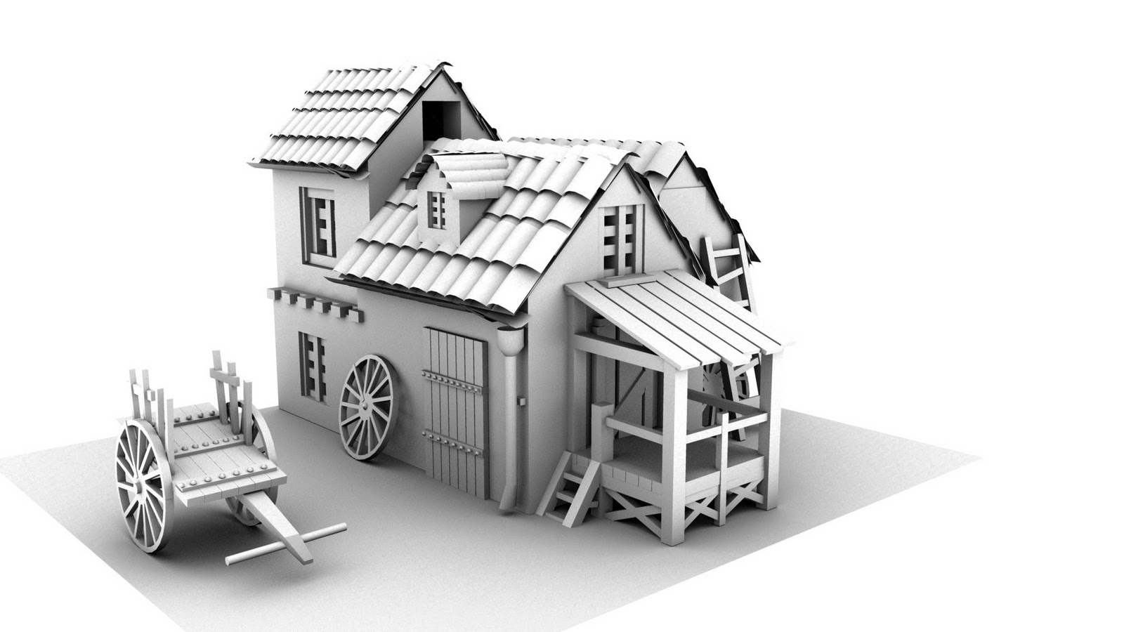 BG/Prop modeling artist/graphic designer: bg in maya...3rd work