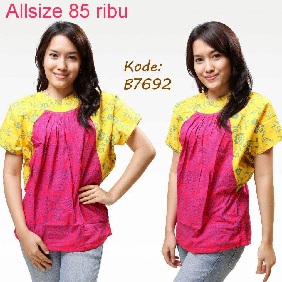Contoh Model Baju Batik Wanita | Model Baju Batik