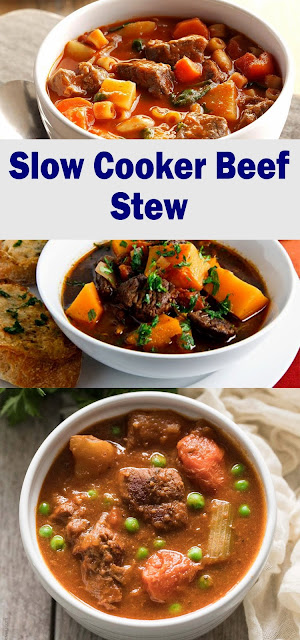 Slow Cooker Beef Stew Easy Recipe | Esther Cuisine