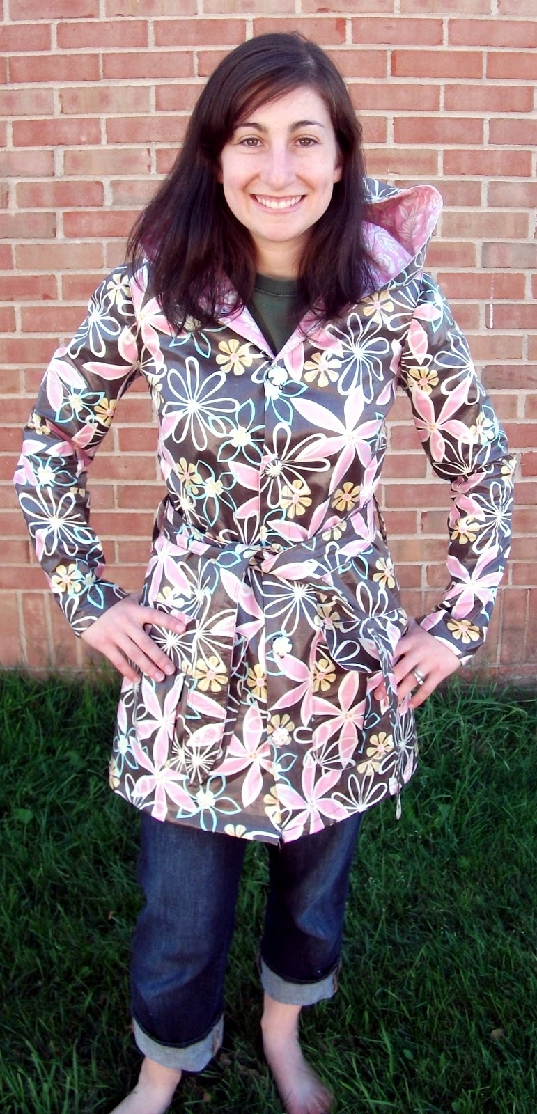 Amy Butler The Rainy Days Hooded Raincoat and Runabout Jacket AB043HR ...