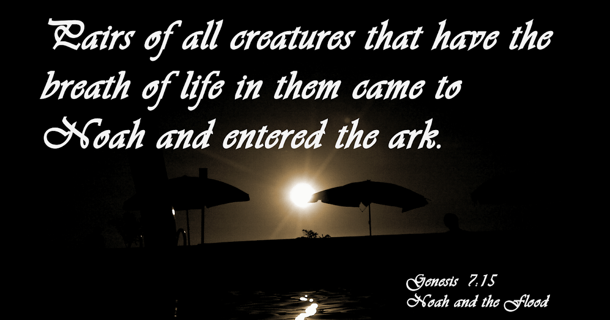 Genesis 7:15 Noah and the Flood - 1 million free pictures