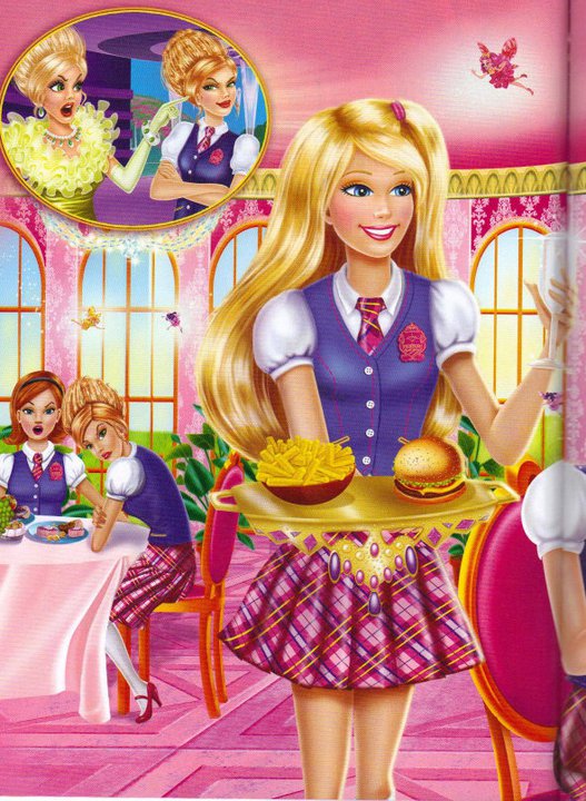 Barbie: Nuevas imagenes de Barbie escuela de princesas