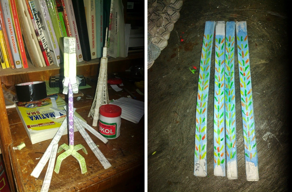 Azed izet: Kreasi dari Kertas Bekas