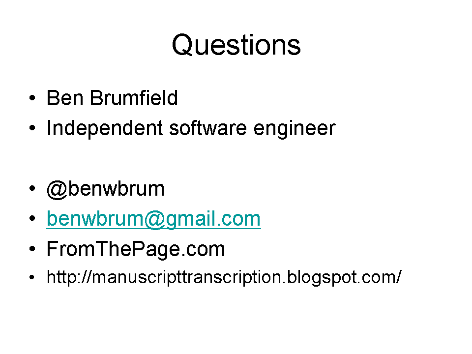 Collaborative Manuscript Transcription: What does it mean to "support ...