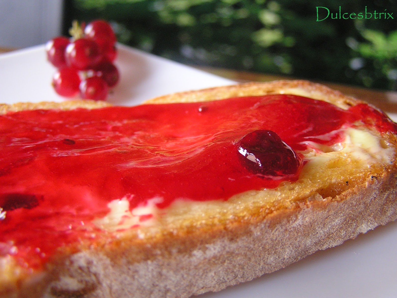 Dulces Btrix: Mermelada de grosellas rojas