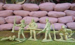 WWII Plastic Toy Soldiers