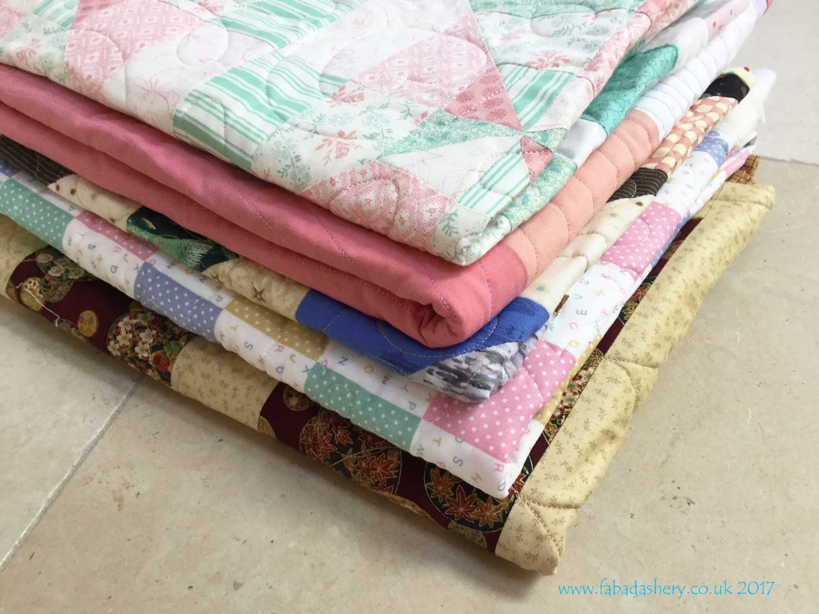 Fabadashery Longarm Quilting: Project Linus Quilts - 2017