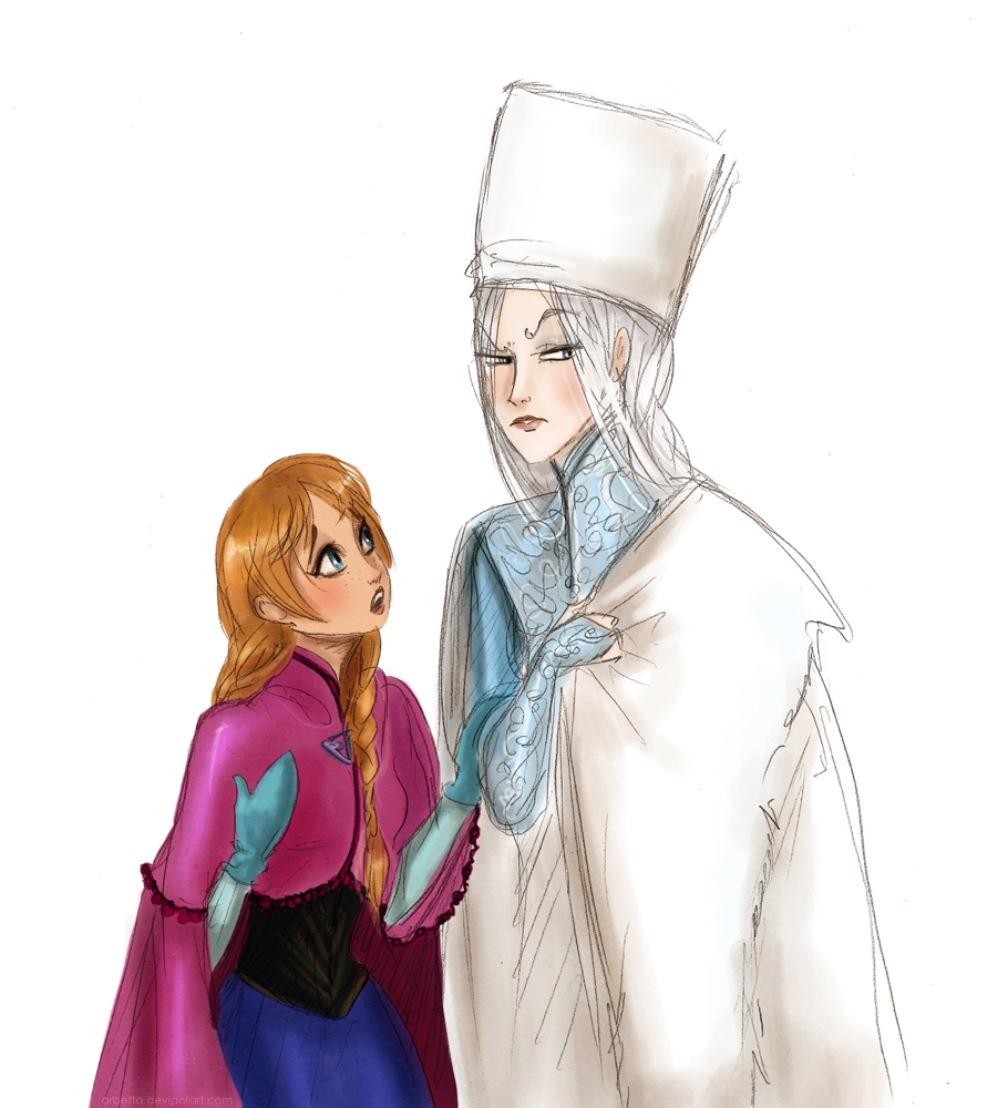Princesas Disney: Fanarts: Princesas Disney Anna y Elsa de Frozen (por ...