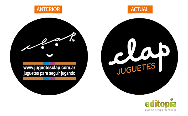 Caso de estudio: logotipo Juguetes Clap ~ editopía diseño