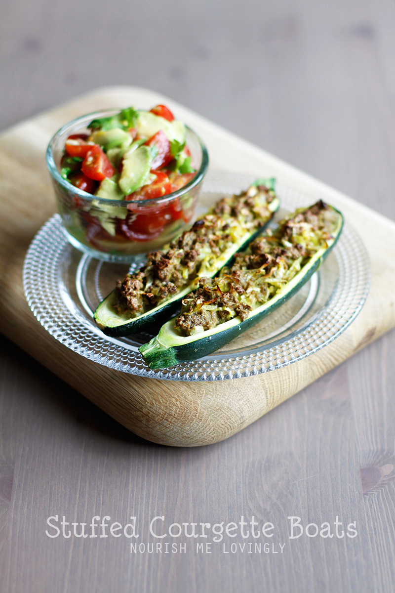 Nourish me lovingly: Stuffed courgette boats (GAPS)