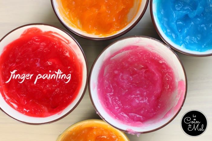 Colorful Finger Paint Recipes | Munchkins and Mayhem