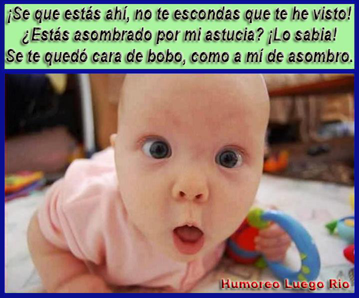 Humoreo Luego Rio: Un bebé que asombra por su mirada