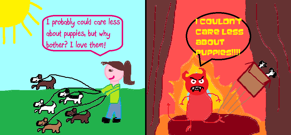 A Quick English Lesson: Could You Or Could You Not Care Less?