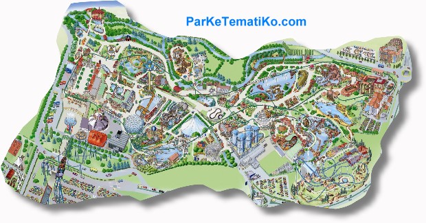 Europa Park Mapa - Mapa
