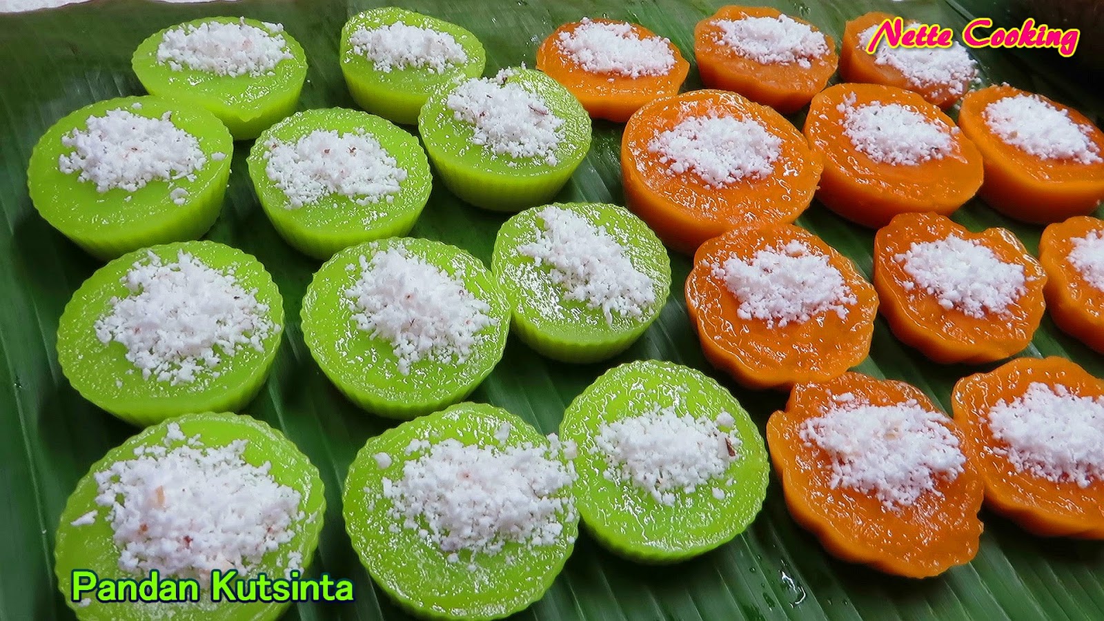 "Nette Cooking": "Pandan Kutsinta"